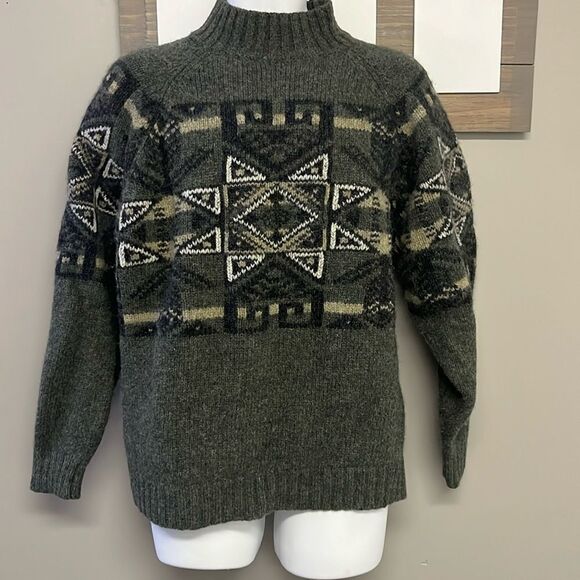Britches | Sweaters | Britches Great Outdoor Green Nativepattern Pure ...